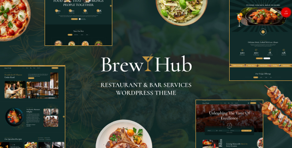 Brewhub - Bar & Restaurant WordPress Theme by BuddhaThemes | ThemeForest